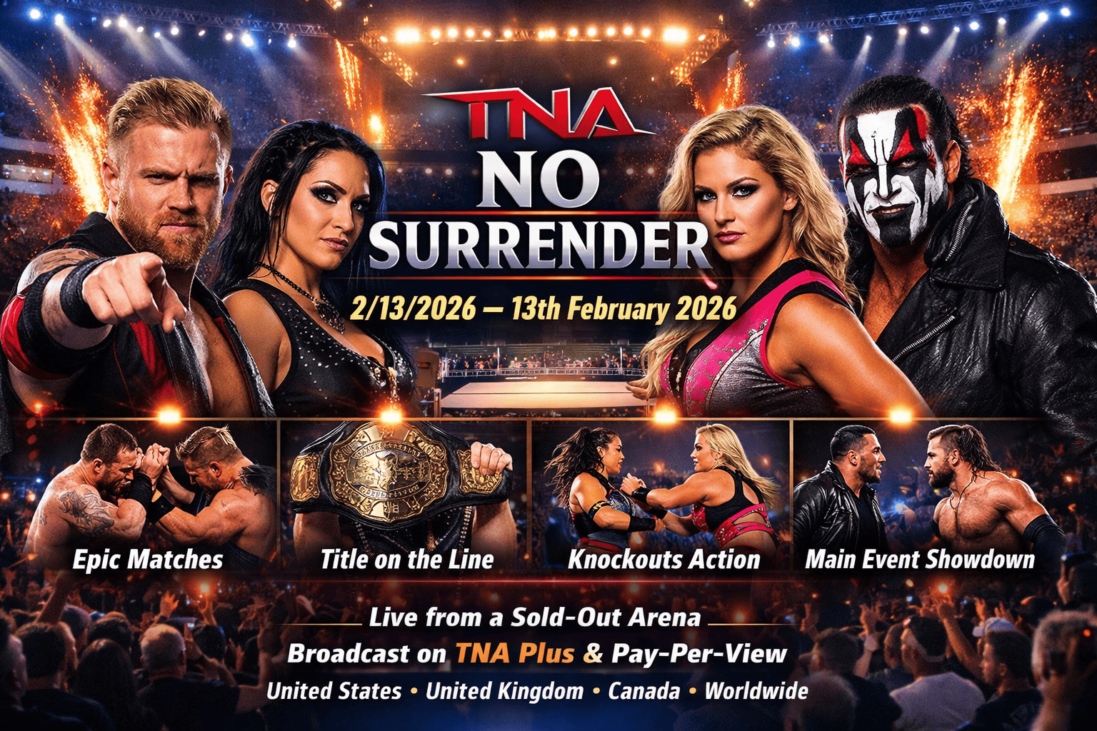 TNA No Surrender – 2/13/2026 – 13th February 2026 full hd video - Watch ...