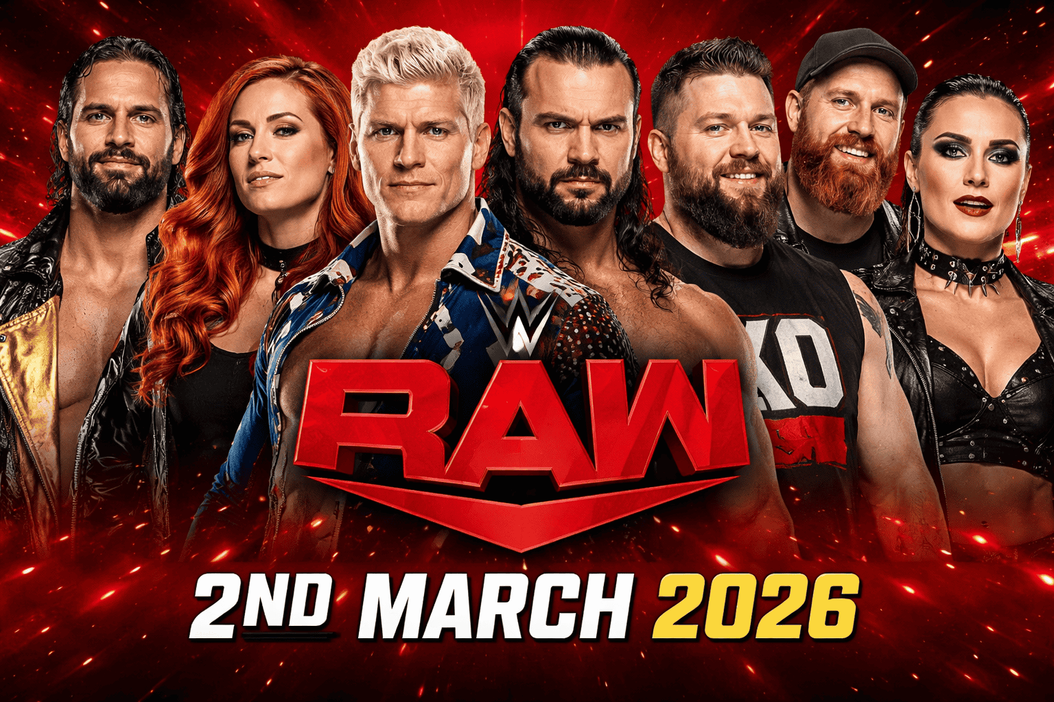 WWE Raw 3/2/26 – 2nd March 2026 full hd video - Watch Wrestling